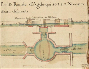 L’écluse ronde d’Agde - Canal du Midi