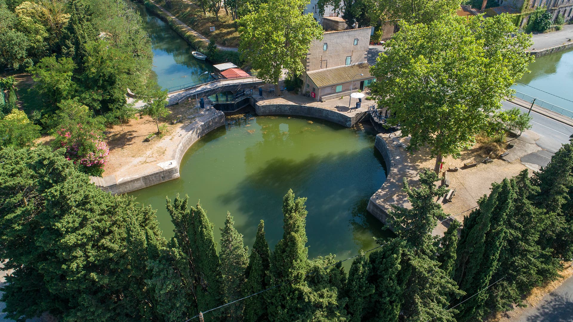 L’écluse ronde d’Agde - Canal du Midi