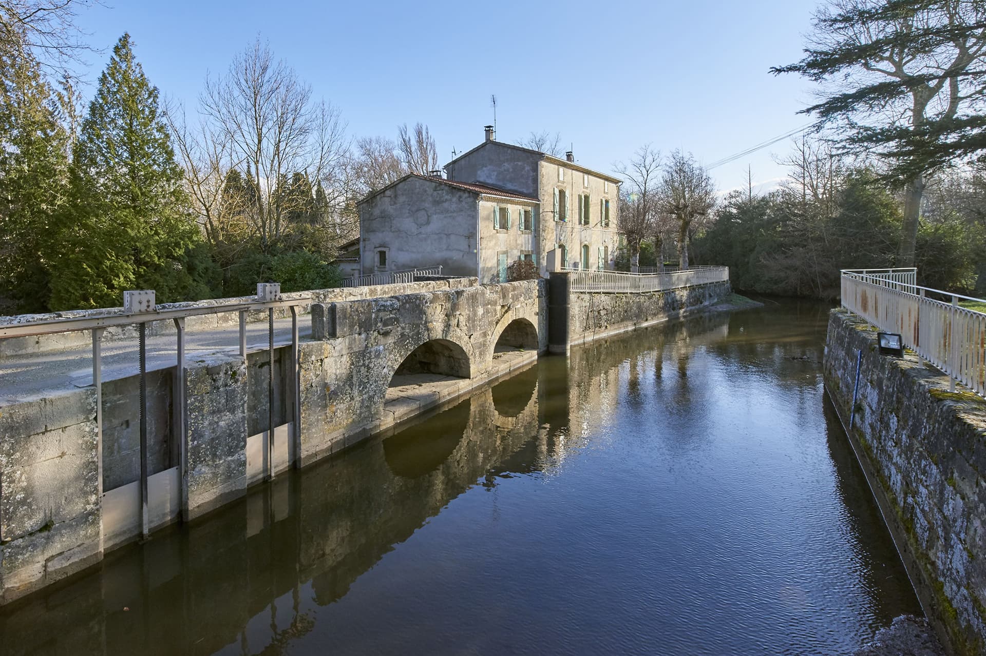 The 'Rigole de la Plaine' channel from the Montagne Noire - Canal du Midi